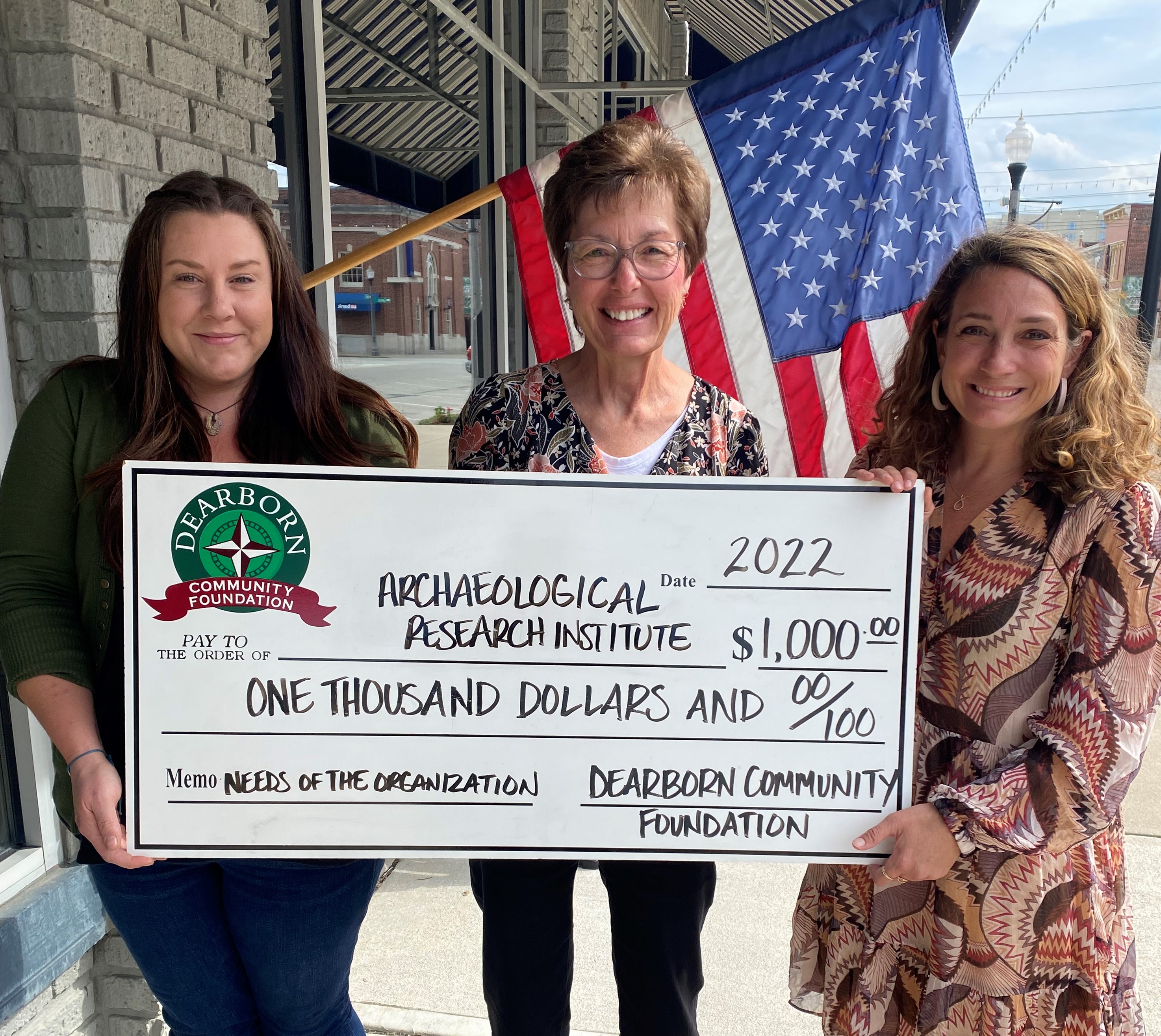 ARCHAEOLOGICAL RESEARCH INSTITUTE 'LANDS' DCF PROACTIVE GRANT - Dearborn Community Foundation